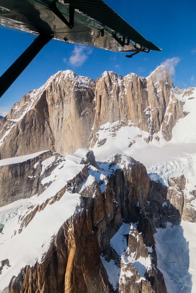 Moose Tooth Peaks Aerial Denali Photography - Toby Harriman