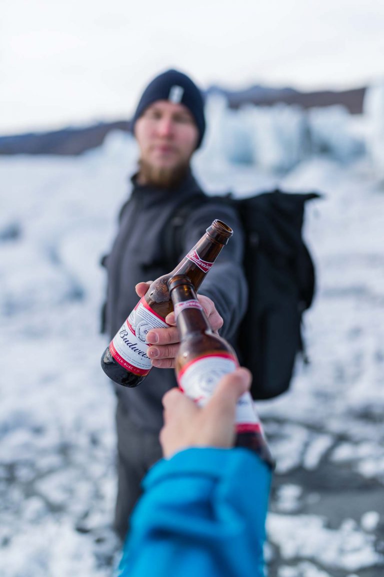 Budweiser Alaska Glacier Photography Cheers - Toby Harriman