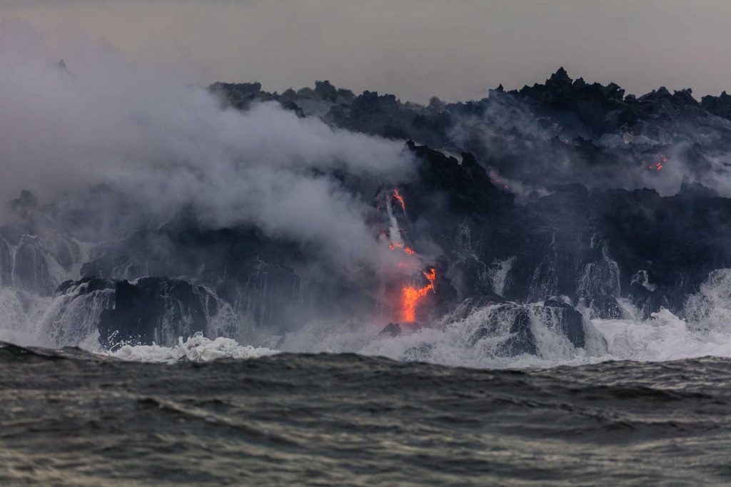 Kilauea Volcano Lava Ocean Entry Hawaii - Toby Harriman