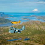 Canadian Harvard Mk IV and a JRF-5 Grumman Goose flying by Augus - Toby ...